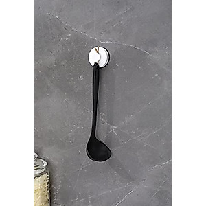 ABTIABGY Powerful Vacuum Suction Cup Hooks Heavy Duty Organizer for Towel, Bathrobe and Loofah - Shower Hooks for Bathroom & Kitchen - Waterproof White (2 Pack)