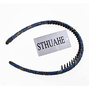 STHUAHE4PC Multicolor Protection Resin Teeth Comb Hair Hoop Hairband Headband Hair Accessories for female by Beauty hair (4 Colors)