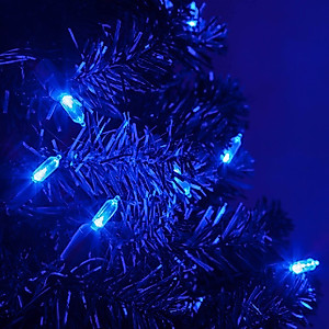 Christmas String Lights [100 Set] 25 Ft Blue Christmas String Lights, for Xmas Tree, Garland, Holiday, Party Décor –Mini Christmas Lights for Tree Weather-Resistant
