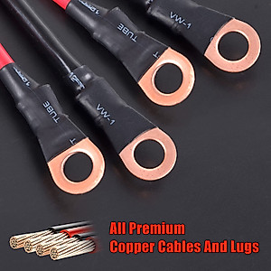 Goldfire UTV Battery Jump Post Starter for Can Am X3, Jump Start Terminals Relocation Kit Remote Battery Charging Tool Jumper Terminals Work for UTV ATV Car Trucks RV Tractor Mower Diesel Boat