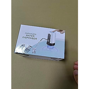 Upgraded Water Bottle Pump, GuangTouL 5 Gallon USB Charging Automatic Drinking Water Pump, Universal 2-5 Gallon Jugs Portable Electric Water Bottle Dispenser for Home Kitchen Office Camping