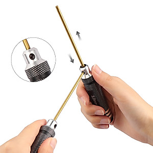 RC Hex Drivers Allen Wrench Set Metric 0.9 1.27 1.3 1.5 2.0 2.5 3.0mm Keys Titanium Repair Tool Kit for RC Car Drone Hobby Models, 7PCS