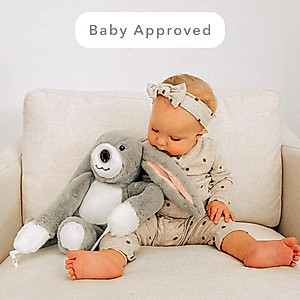 zooby Car Baby Monitor Helps Reduce Distracted Driving! Our Cuddly Plush Monitor That Babies Love Serves as a Soothing Companion for Baby so You Can Drive with Complete Peace of Mind - Bailey Bunny
