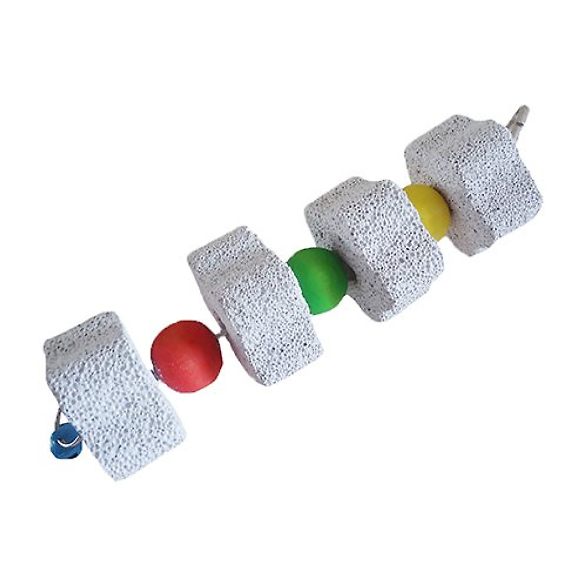 Polytree Pet Chew Toy Grinding Teeth Stone String for Hamster Parrot Rabbit Chinchilla Squirrel