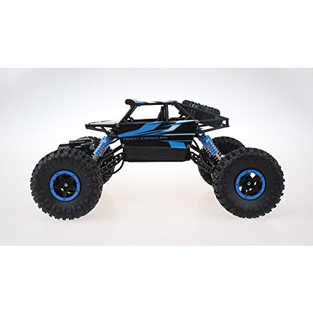Click N' Play Remote Control Car 4WD Off Road Rock Crawler Vehicle 2.4 GHz, Blue