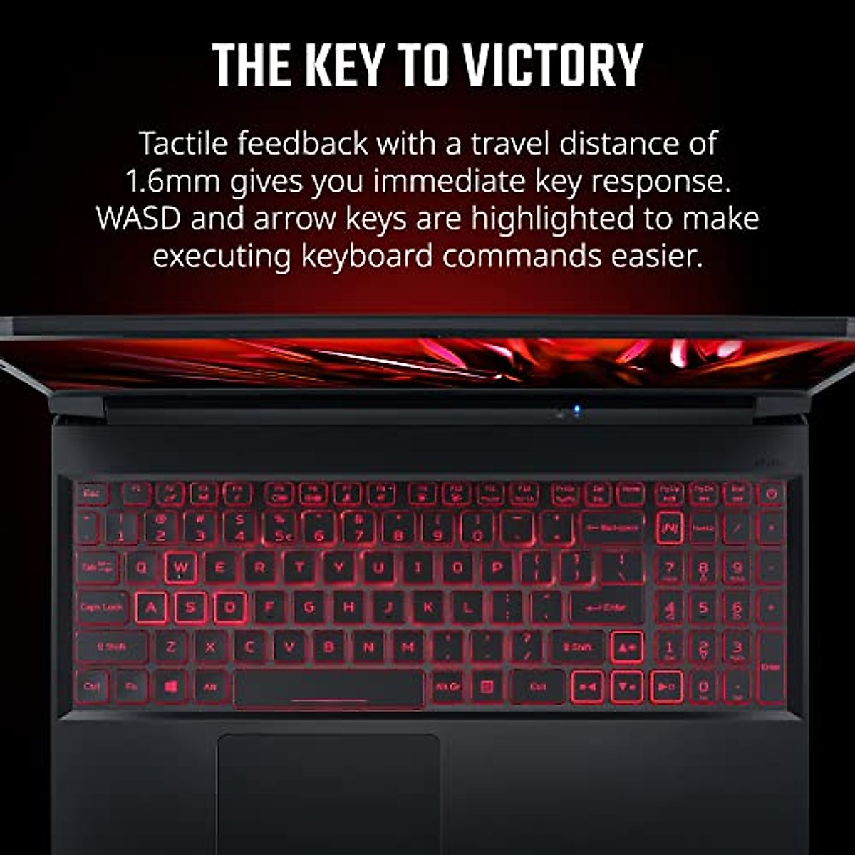 Acer Nitro 5 AN515-57-79TD Gaming Laptop | Intel Core i7-11800H | NVIDIA GeForce RTX 3050 Ti Laptop GPU | 15.6" FHD 144Hz IPS Display | 8GB DDR4 | 512GB NVMe SSD | Killer Wi-Fi 6 | Backlit Keyboard
