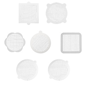 YS0911 10pcs Disposables Shower Drain Hair Catcher Mesh Stickers for Floor Drain Bathtub Bathroom Kitchen Filter Screen Stopper Round Drain Cover
