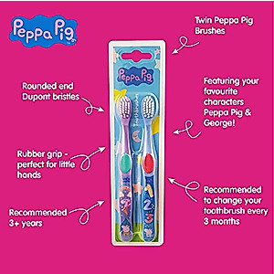 Peppa Pig Toothbrush Twin