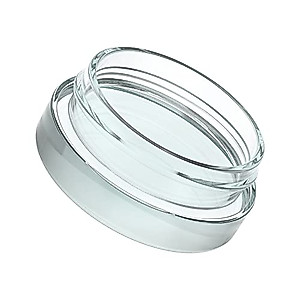 90pcs Thick Bottom Low Profile 7ml Glass Jars with Black Lids : Air tight container (Black Lids)