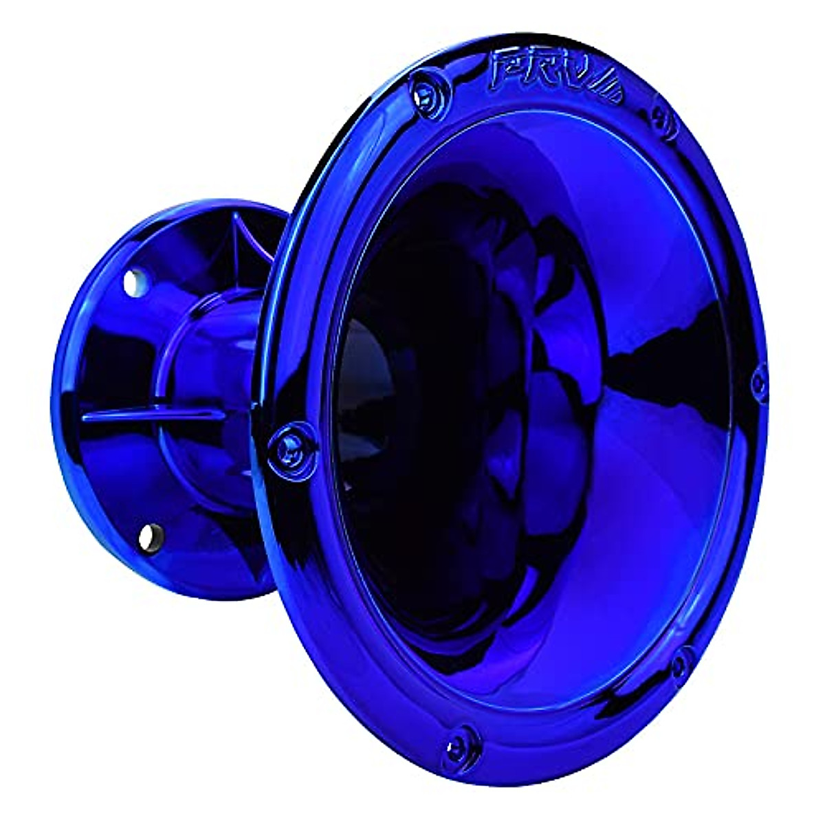 PRV AUDIO 2 Inch Exit Horn Waveguide WGP14-50 BLUE CR for Bolt On Compression Drivers - UV Resistant Chrome Finish Driver Guide - Blue Chrome Color (Single)
