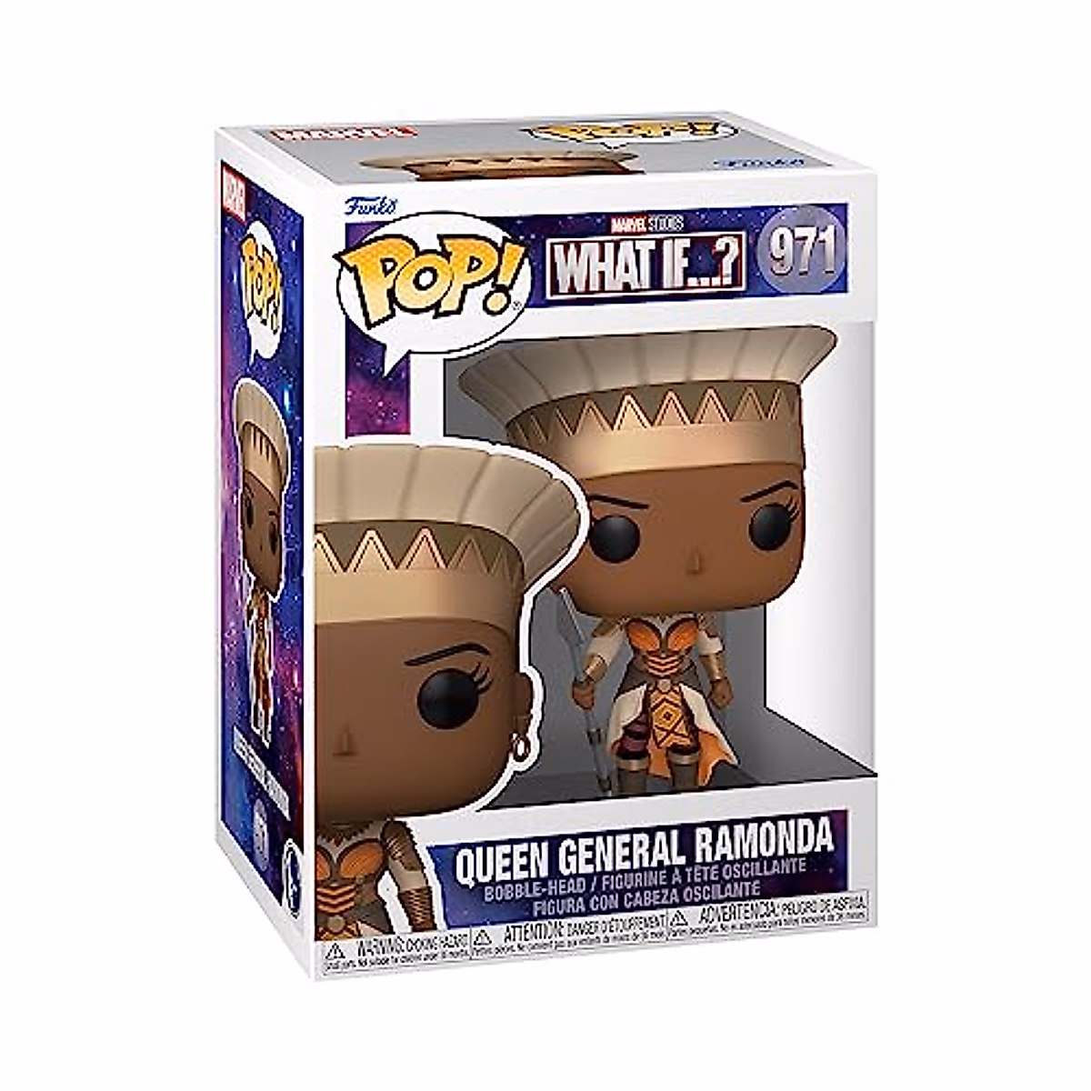 Funko POP Marvel: What if? - Queen General Ramonda, Multicolor, (58650)