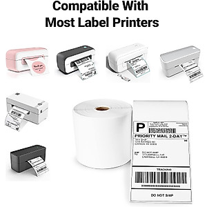 ASprink 4"x6" Thermal Shipping Labels - Thermal Address Labels for Shipping Label Printer - Label Paper Compatible with MUNBYN, Rollo, Zebra and Other Label Printer, 2 Pack(500 Roll/Pack)