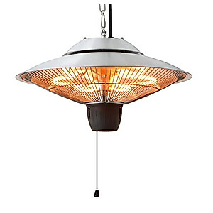 EnerG+ Infrared Electric Outdoor Heater - Hanging, Silver, Model:HEA-21524