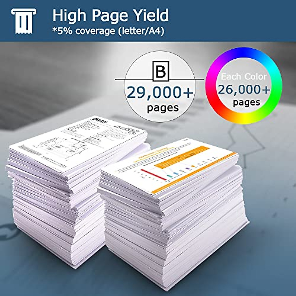 Leize Compatible TN216 Toner Cartridge use for Konica Minolta Bizhub C360 C220 C280 Printer Which Replacement for Bizhub TN-216 TN-319 Ink Black 29,000 & Color 26,000 Pages [KCMY-4PACK]