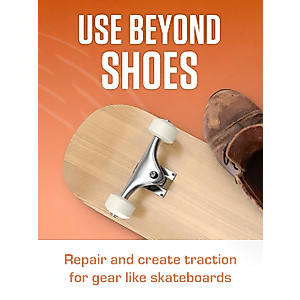 SOF SOLE Original Shoe Goo - 3.7 fl oz Tube - Clear Shoe Glue - Repairs Soles, Heels, Patches Small Holes - Bonds on Contact, Dries Within 24 Hrs, Waterproof - Works on Leather, Rubber, Vinyl, Canvas