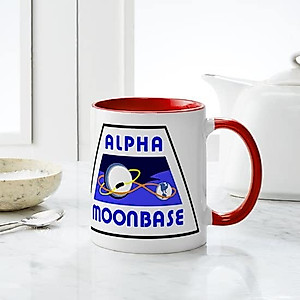CafePress Moonbase Alpha Patch Mugs Ceramic Coffee Mug, Tea Cup 11 oz