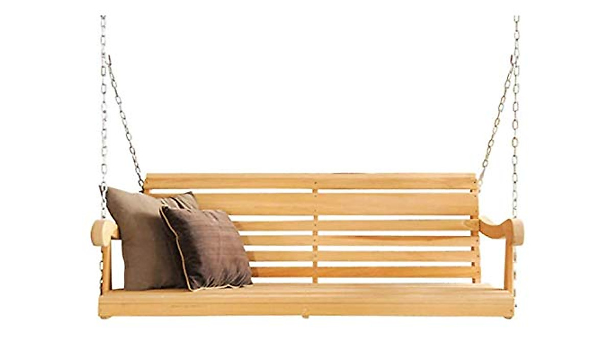 Ecommersify 5 Ft Cypress Porch Swing - Sturdy & Stylish