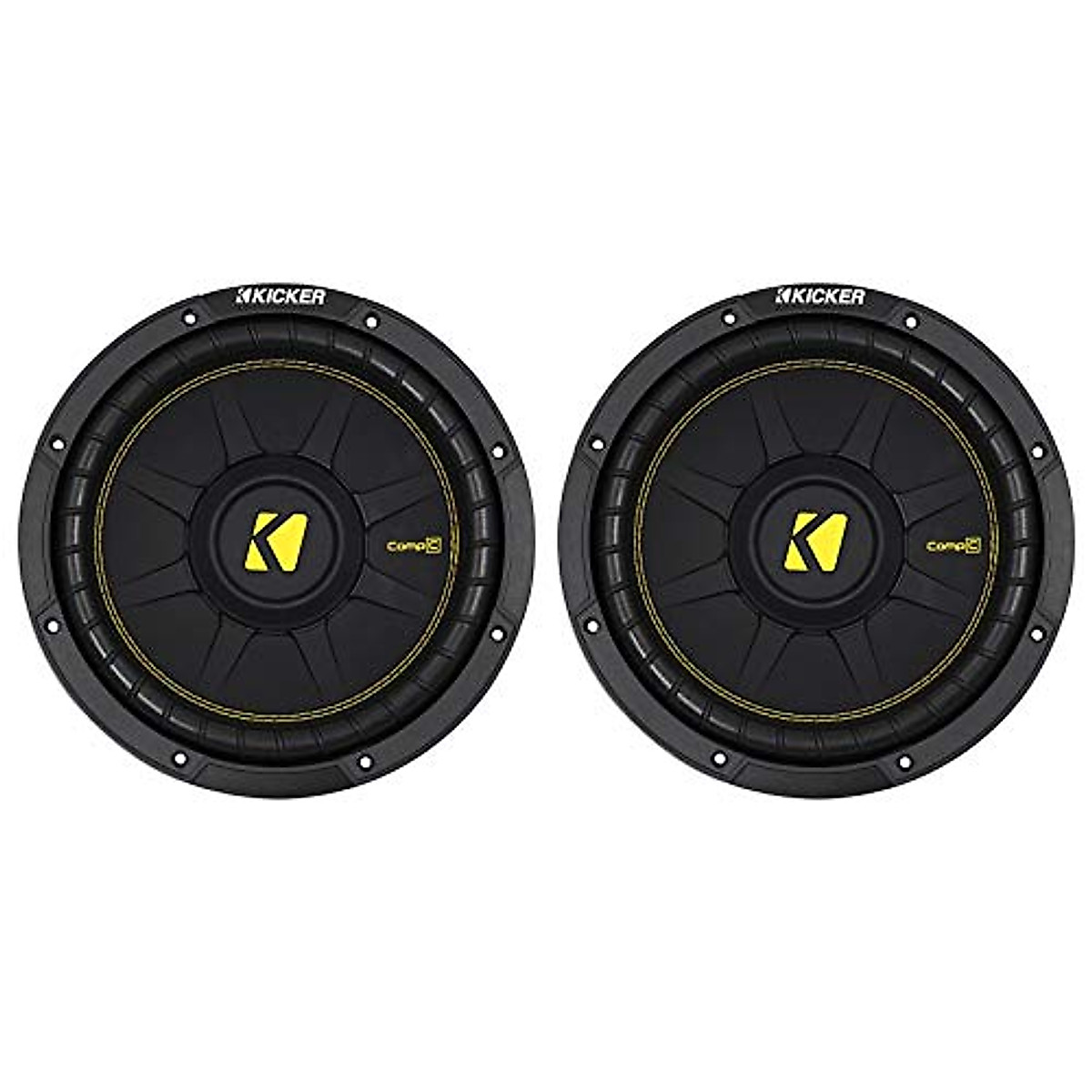 Kicker Subwoofer Package (2) 44CWCD104 Comp C Car Audio Dual 4 Ohm 10" Sub CWCS10 Pair
