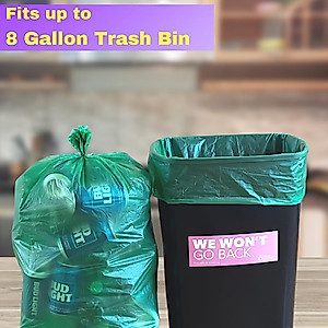 Disposable Diaper Pail Refill Plastic Bag (120 count) Compatible with Ubbi Diaper Bag Pail 13 Gallon Capacity Green Eco-friendly Diaper Pail Bag (120 ct., Lavender Scented)