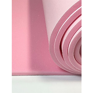 USA Fabric Store 1/2 in Pink Sew Foam Scrim Cloth Backed Premium Pleating Padding Upholstery 57 in Wide by The Yard