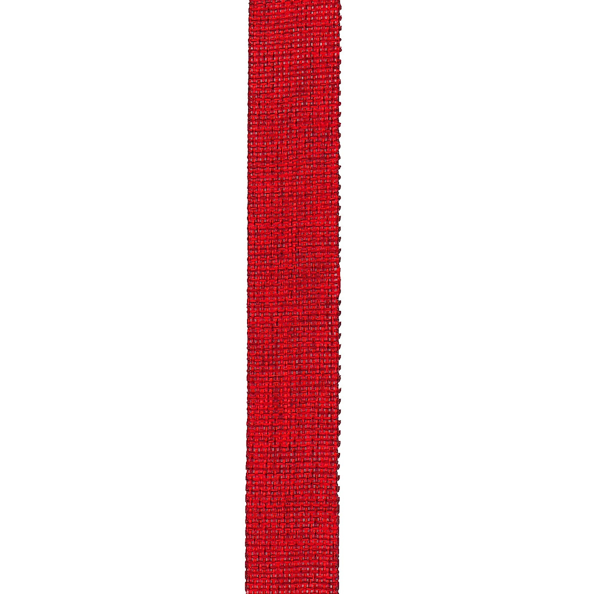 Berwick Offray 7/8" Wide Rustic Saddle Polyester Ribbon, Red, 3 Yards