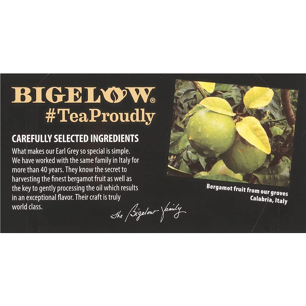 BigelowTea Earl Grey Tea (Decaffeinated), 20 Count(Pack of 1)