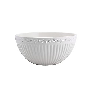 Mikasa Italian Countryside Serving Bowl, 10-Inch, White -