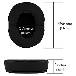 Ear Pads for Sony WH-CH720N, WH-CH700N, WH-CH710N Headphones Replacement Ear Cushions, Ear Covers, Headset Earpads (Cooling-Gel/Black)