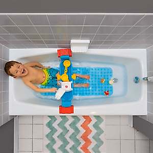 Step2 Nautical Rain Showers Bath Set, Kids Water Table & Sand Activity Sensory Playset, Summer Outdoor Toys, 8 Piece Water Toy Accessories, for Toddlers 1.5+ Years Old