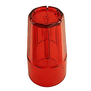 G.E.T. 9916-1-R-EC Heavy-Duty Shatterproof Faceted Plastic Tumbler, 16 Ounce, Red (Set of 4)