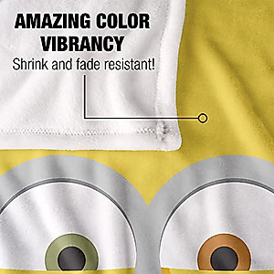 Minions Blanket, 36"x58", Bob Face Silky Touch Super Soft Throw Blanket