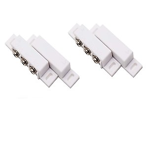 bnafes 2Sets Magnetic Reed Switch Normally Open Closed NC NO Door Alarm Window Security