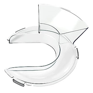 Puxyblue KN1PS Pouring Shield Latest upgraded 4.5 and 5 Quart Stainless Steel Bowls Tilt Head Stand Mixer Bowls 1year Warranty