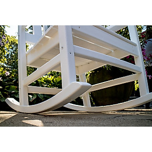 POLYWOOD Vineyard 3-Piece Rocking Set (Mahogany)