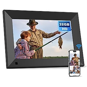 Arktronic Smart WiFi Digital Picture Frame 16GB, Digital Photo Frame with HD IPS Touch Screen, Motion Sensor, Easy to use, Instantly Share Photos/Videos via App or Email, Gift for Grandparents