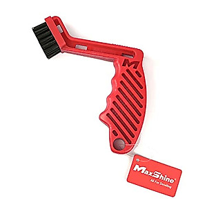 Maxshine Foam Pad Conditioning brush – Ergonomic Design for Cleaning Car Polisher Foam Pads, Comfortable Handle, Durable Stiff Bristles Perfect to Clean Small Items