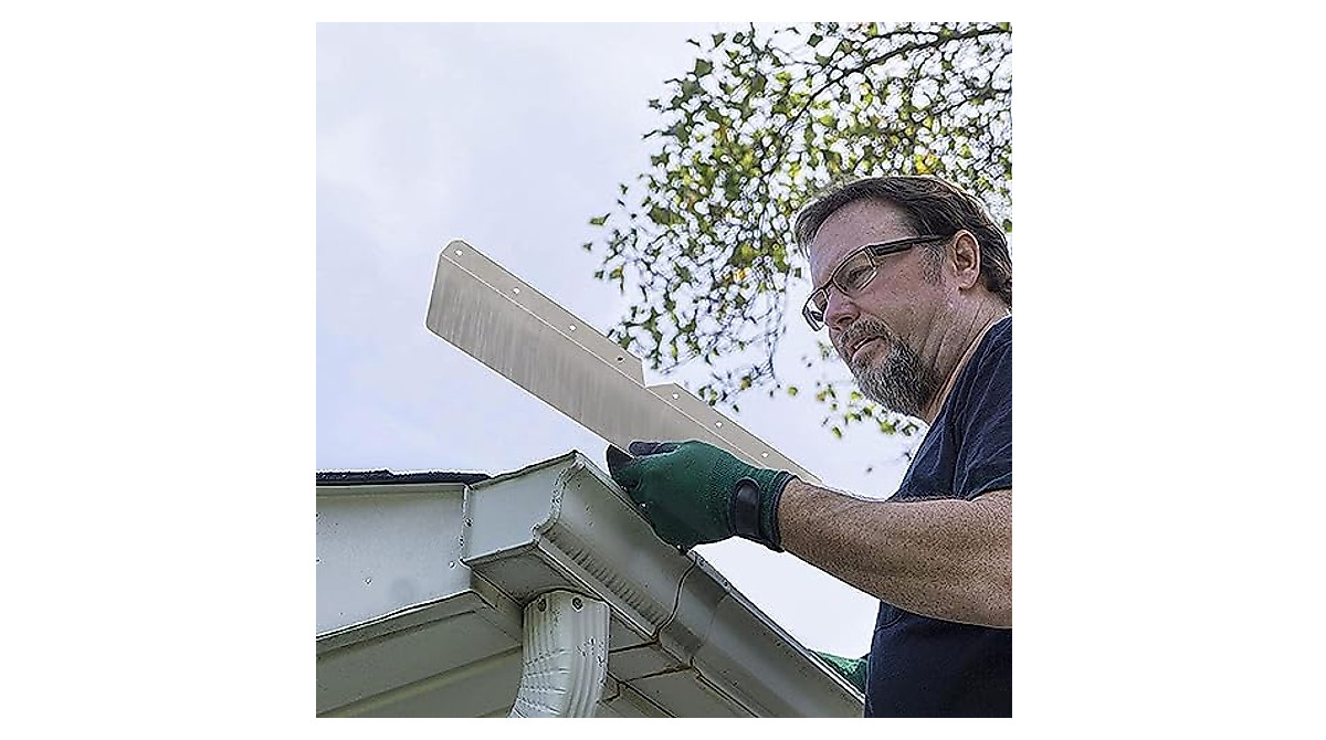 Roof Rain Diverter for Gutter Overflow Protection