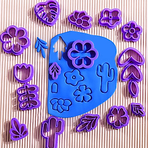 BABORUI 200Pcs Polymer Clay Cutters, Set of 22 Clay Cutters, 8Pcs Circle Clay Earring Cutters with 170Pcs Clay Earring Making Kit, Polymer Clay Tools for Polymer Clay Jewelry Making