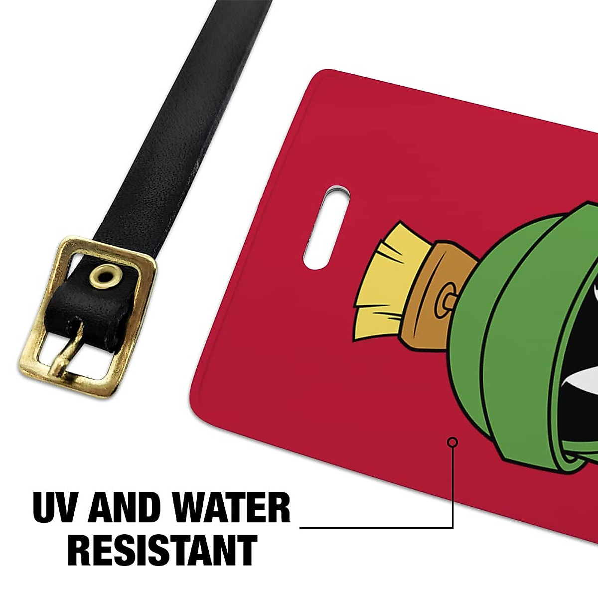 Looney Tunes Marvin The Martian Kaboom Luggage ID Tags Carry-On Cards - Set of 2