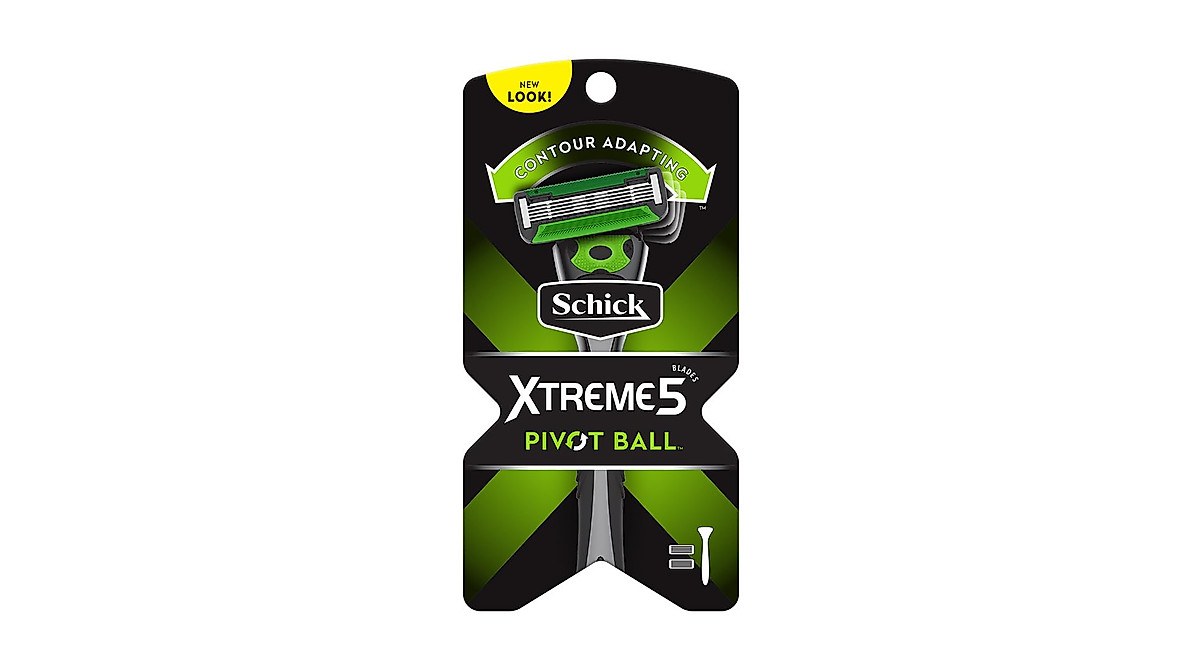 Schick Xtreme 5 Pivot Ball Razor with 2 Refills for a Smooth Shave