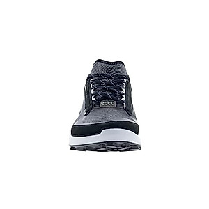 ECCO Women's Biom 2.1 Low Cross Mountain Waterproof Trail Running Shoe, Black/Magnet/Black, 8-8.5