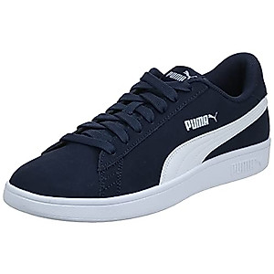 PUMA mens Smash V2 Sneaker, Peacoat/White, 10.5 US