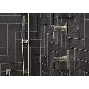 KOHLER Ts23501-4-Bn Parallel Rite-Temp Shower Valve Trim, Brushed Nickel