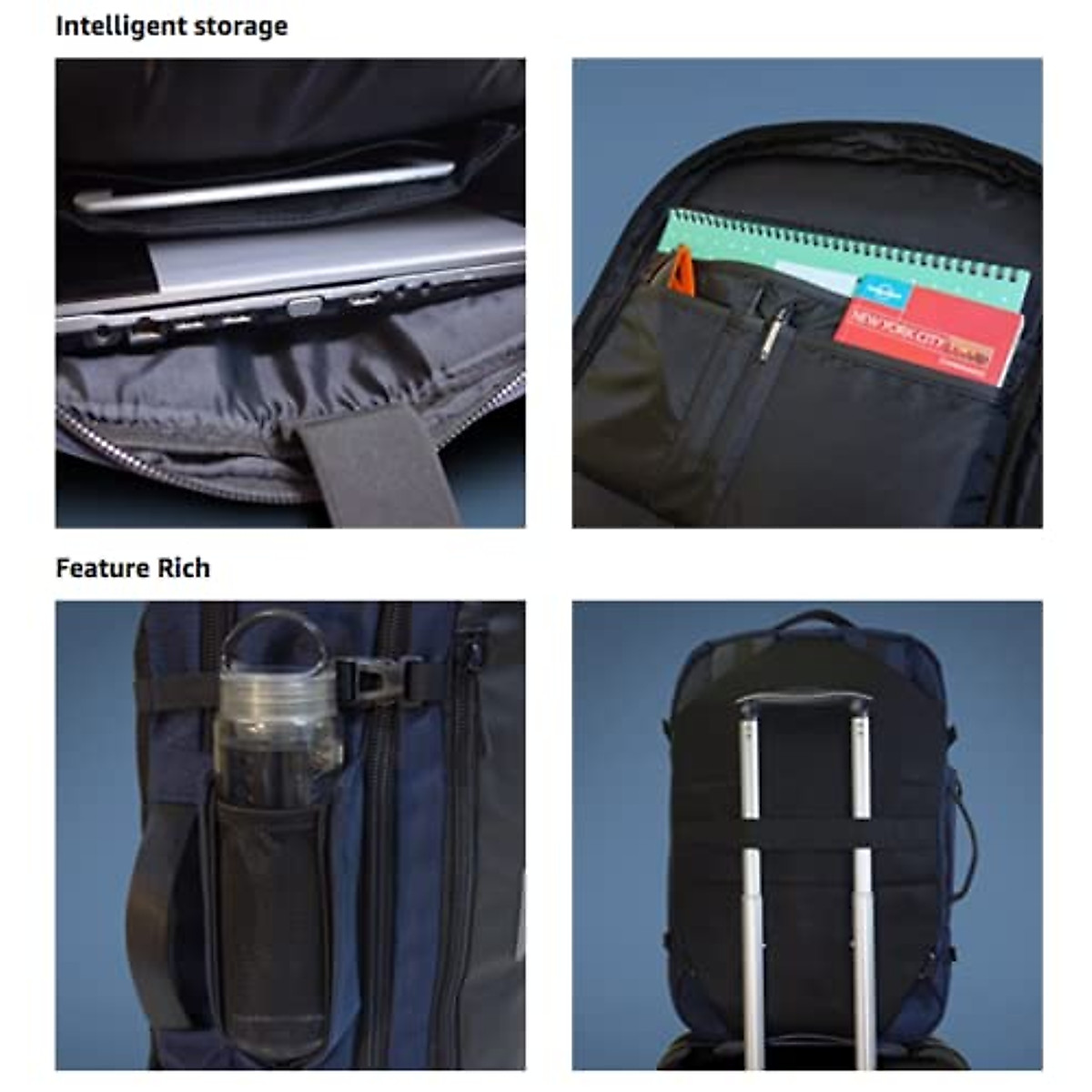 Cabin Max Carry on Luggage Laptop Bag - Backpack for Women and Men 22x14x9