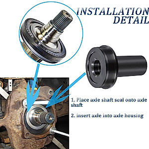 6695 Axle Shaft Installer for Ford 1998-2004 F-250 F-350 F-450 F550 4X4 Wheel Knuckle Vacuum Oil Seal Installer