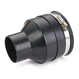 WoodRiver Dust Connection TPR Quick Connect Hose Adapter 4" x 2-1/2"