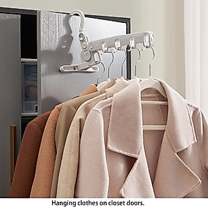 WaWacomp1PC Portable Folding Clothes Drying Rack and 5 Pcs Foldable Hangers which is a Great Combo for Travel, Hotels, Camping, with a Large Storage Bag