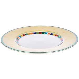 Villeroy & Boch Twist Alea Limone Salad Plate, 8.25 in, White/Yellow