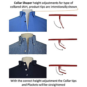 SIZE SELECTED: 16 Off-White | THE ORIGINAL Collar Support System | Collar Stays | NOT MADE of cheap, useless plastic like Copycat products.