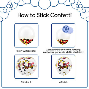 COKAOBE Red Black and Gold Balloons Garland Kit, 124pcs Red Black Metallic Gold Confetti Balloon Arch Kit for Wedding, Birthday Graduation Baby Shower Celebrations Anniversary Party Decorations